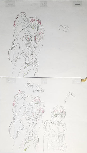 Burn Up Scramble Animation Production Cel Drawing Anime: 6 Sheets - 44 ...