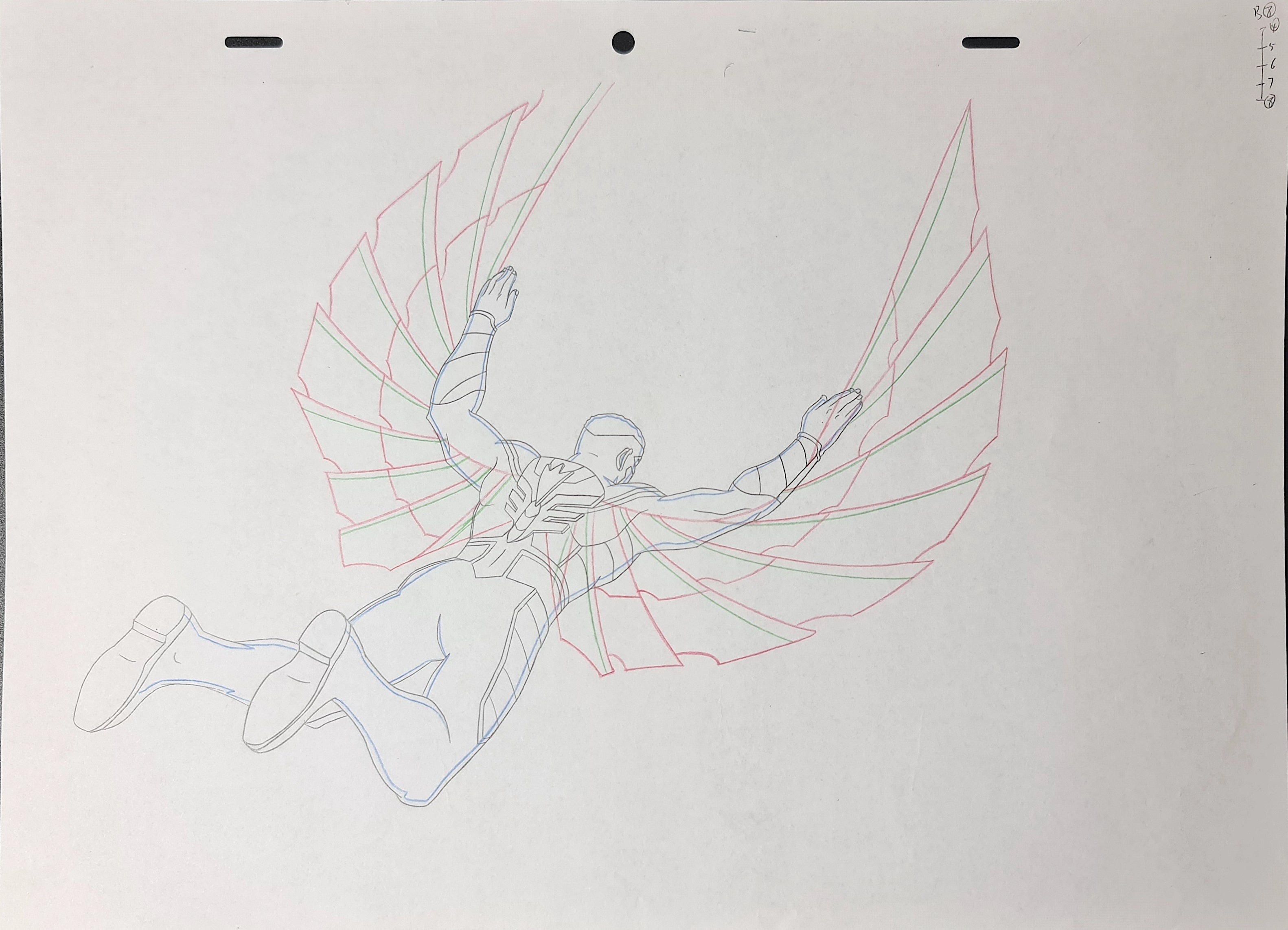 Falcon Marvel Sketch